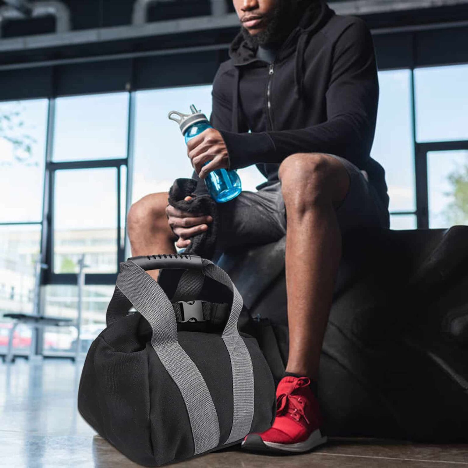 Sac de sable réglable pour entraînement développement musculaire ...