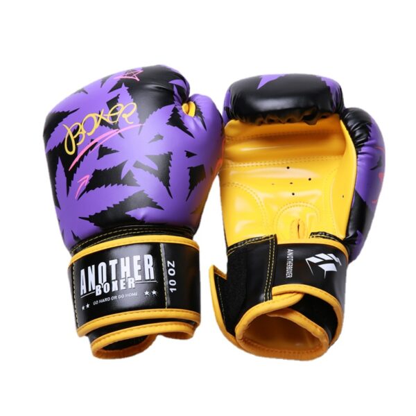 Gants de boxe avec motif imprimé pour adultes • Fight Zone